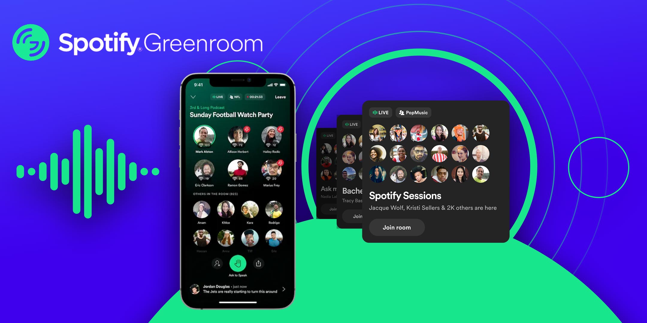 Spotify launches audio app Greenroom - iGroove